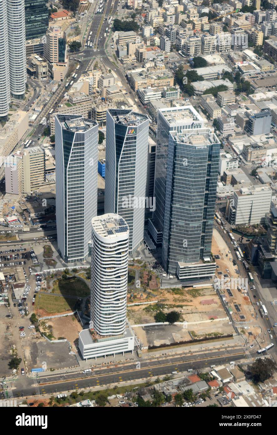 Aerial view modern architecture hi-res stock photography and images - Alamy