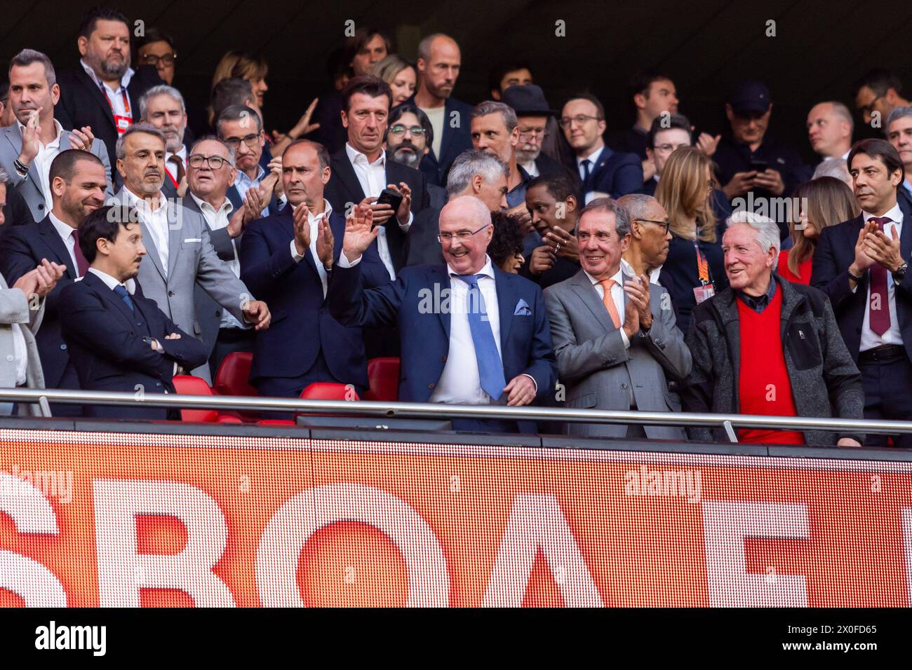 Lisbon, Portugal. 11th Apr, 2024. Sven-Goran Eriksson, former coach of Benfica seen during the ...