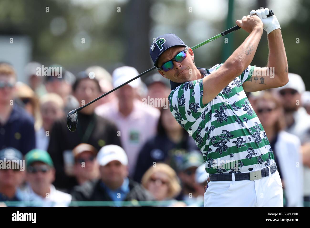 United States' Rickie Fowler on the 1st hole during the day 1 of the ...