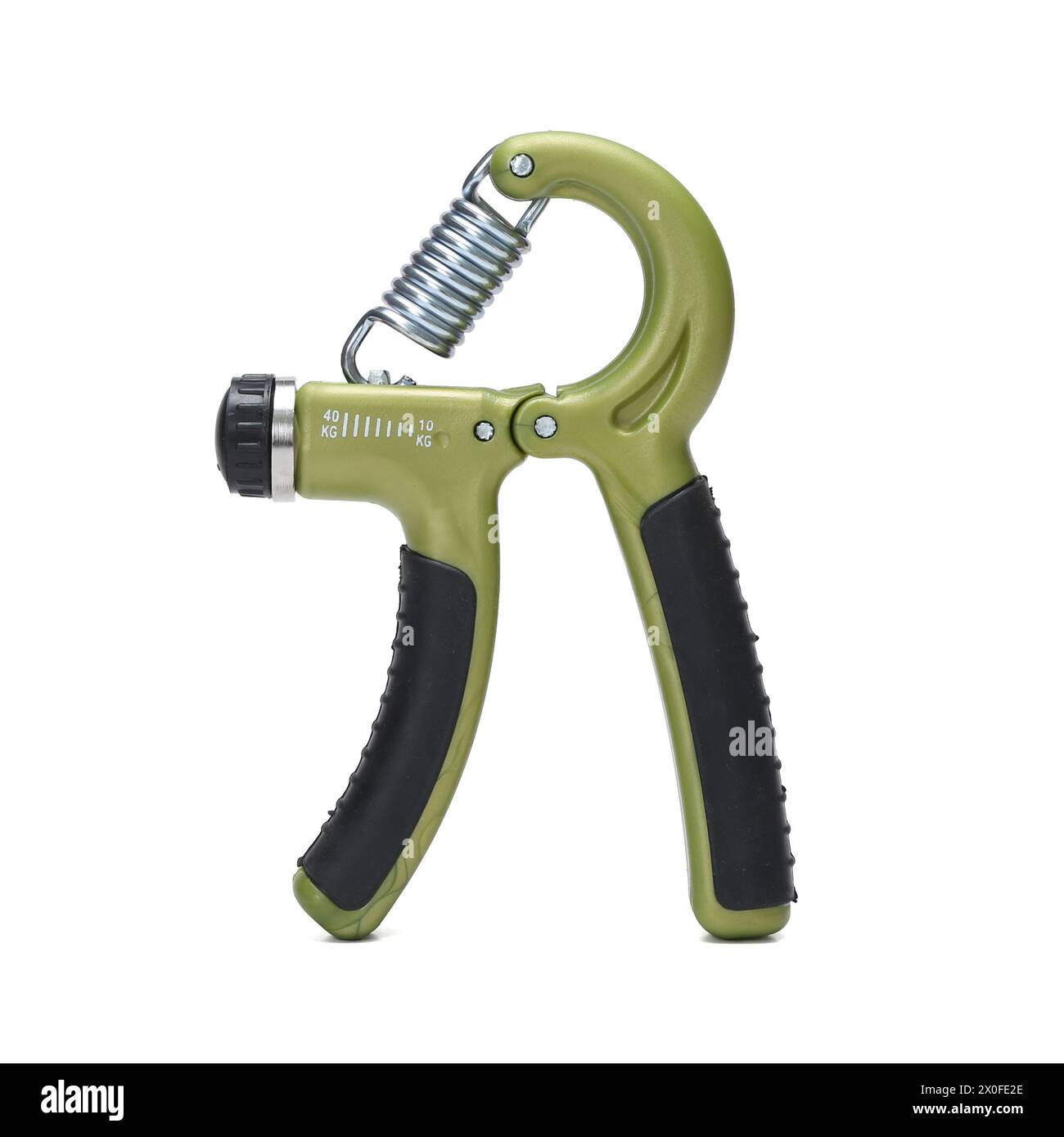 Gym Hand Gripper for exercising strength isolated on White Background ...