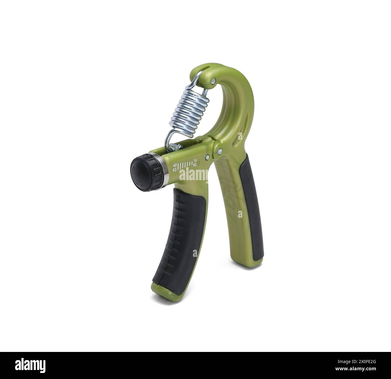 Gym Hand Gripper for exercising strength isolated on White Background ...