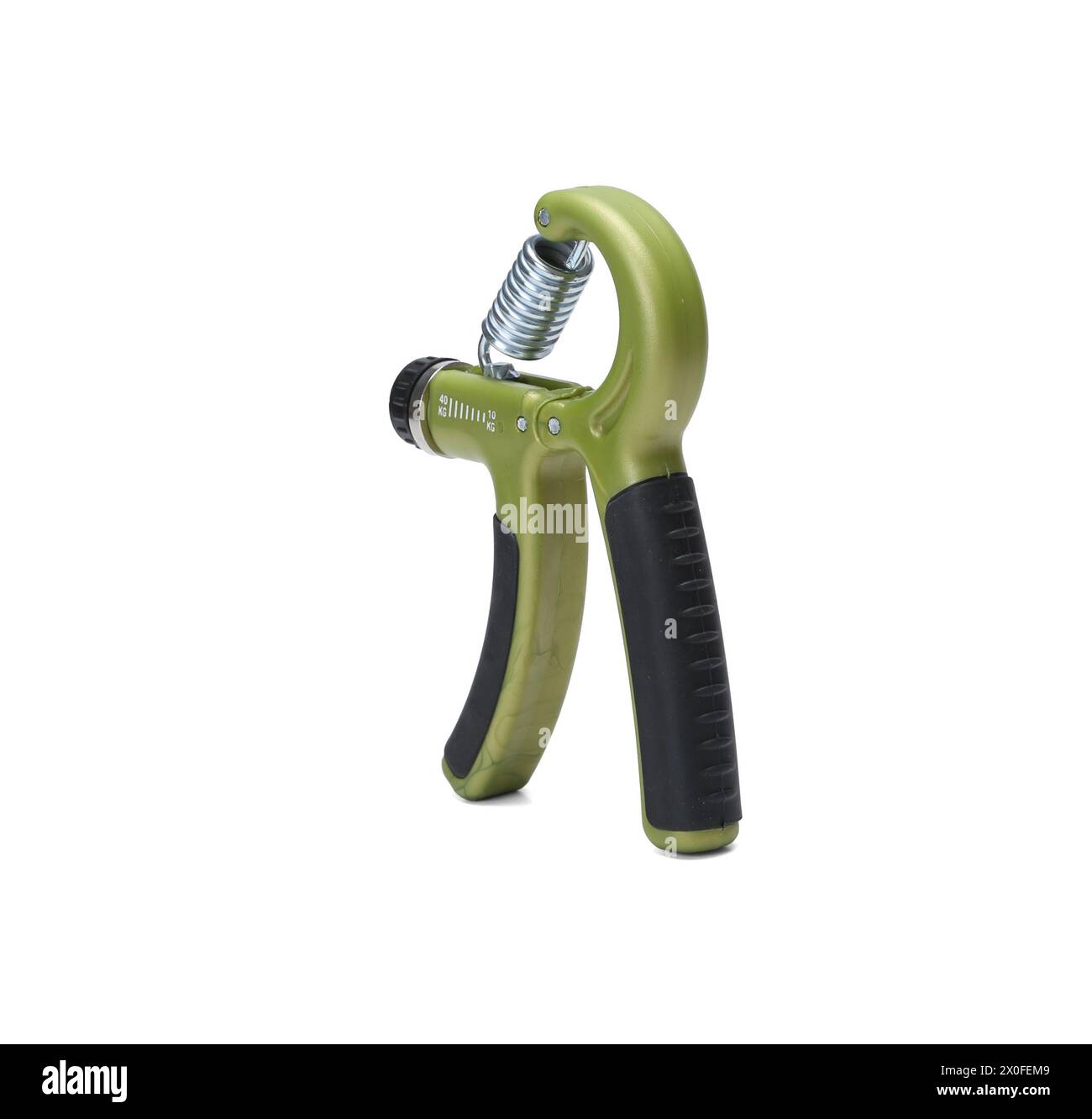 Gym Hand Gripper for exercising strength isolated on White Background ...