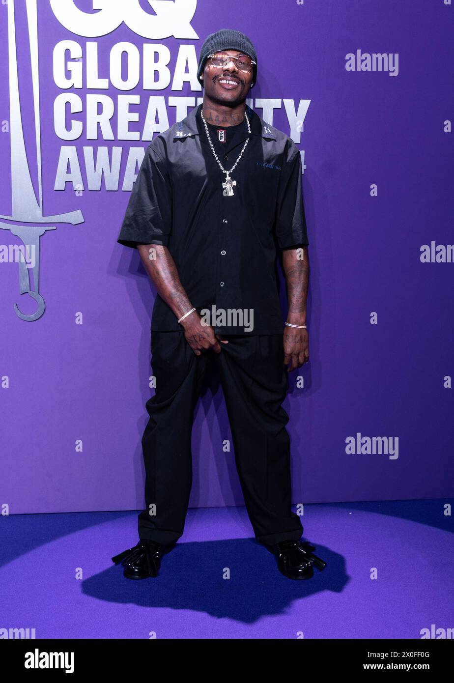 New York, USA. 11th Apr, 2024. Asake attends Second Annual GQ Global Creativity Awards at WSA in ...