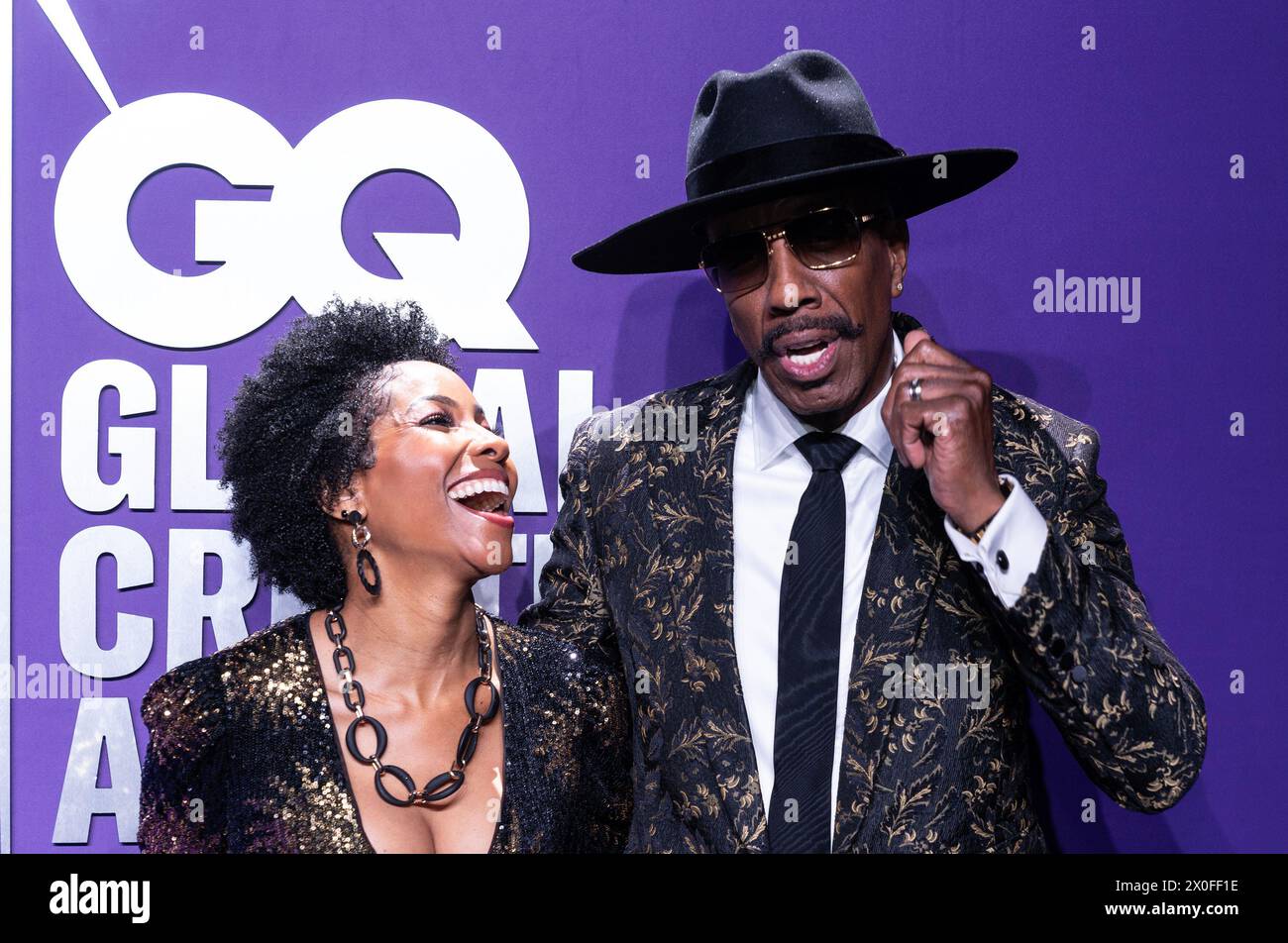 New York, USA. 11th Apr, 2024. Shahidah Omar and J. B. Smoove attend Second Annual GQ Global ...