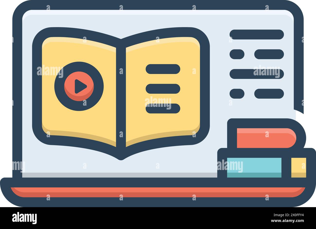 Icon for learning platform, learning Stock Vector Image & Art - Alamy