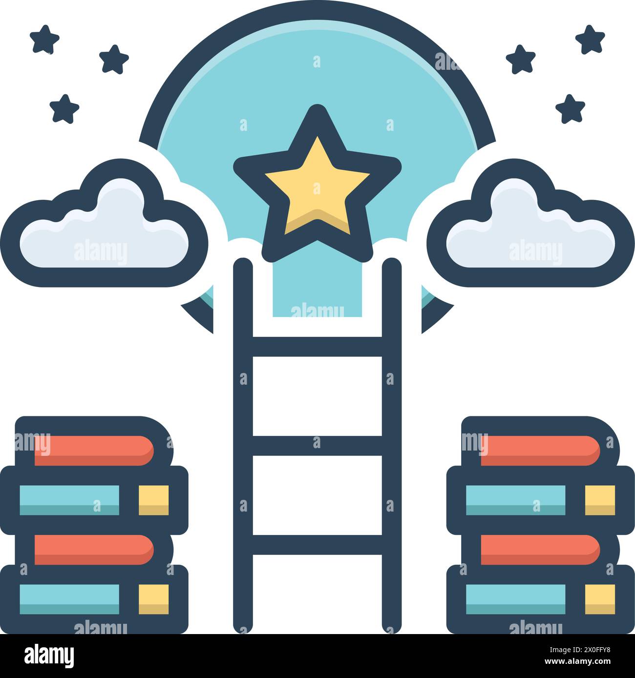 Icon for success, book Stock Vector Image & Art - Alamy
