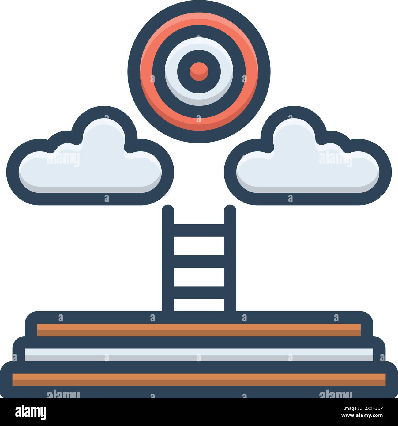 Accomplishment goals Stock Vector Images - Alamy