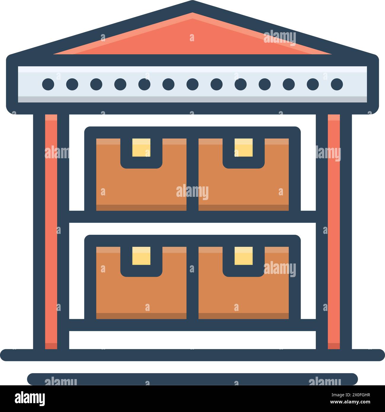 Icon for inventory, warehouse Stock Vector Image & Art - Alamy