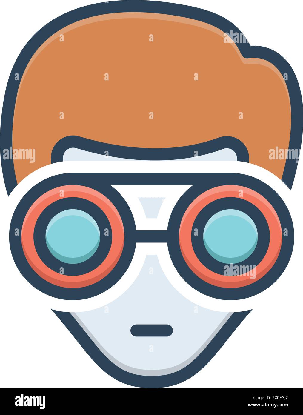 Vr glasses icon over Stock Vector Images - Alamy