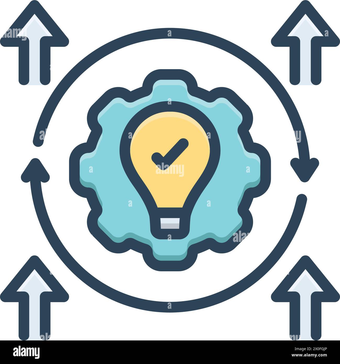 Icon for process improvement, process Stock Vector Image & Art - Alamy