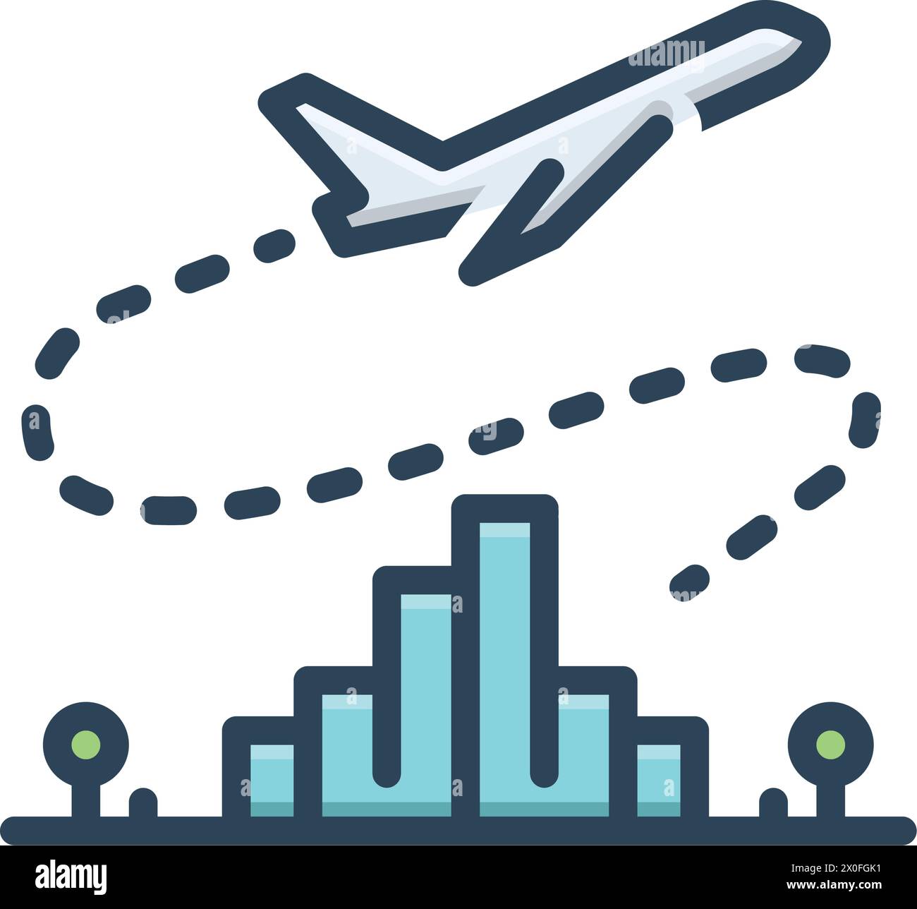 Icon for flight, take off Stock Vector Image & Art - Alamy