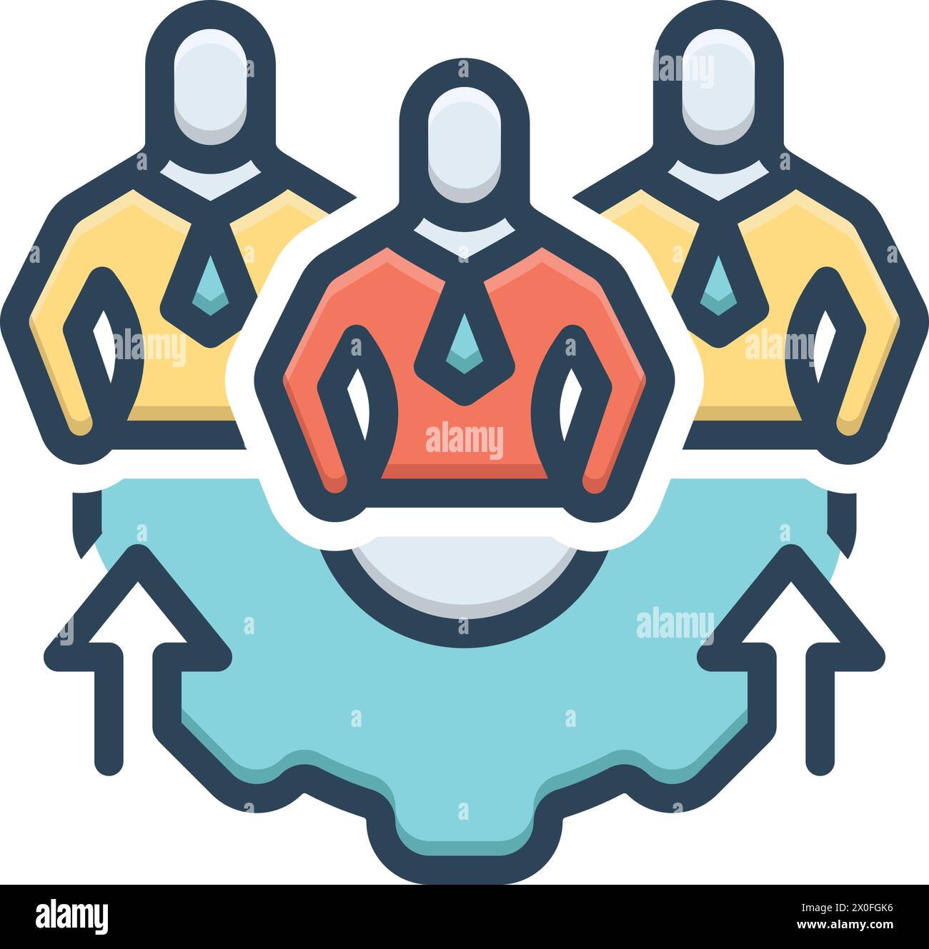 Icon for team building, team bonding Stock Vector Image & Art - Alamy