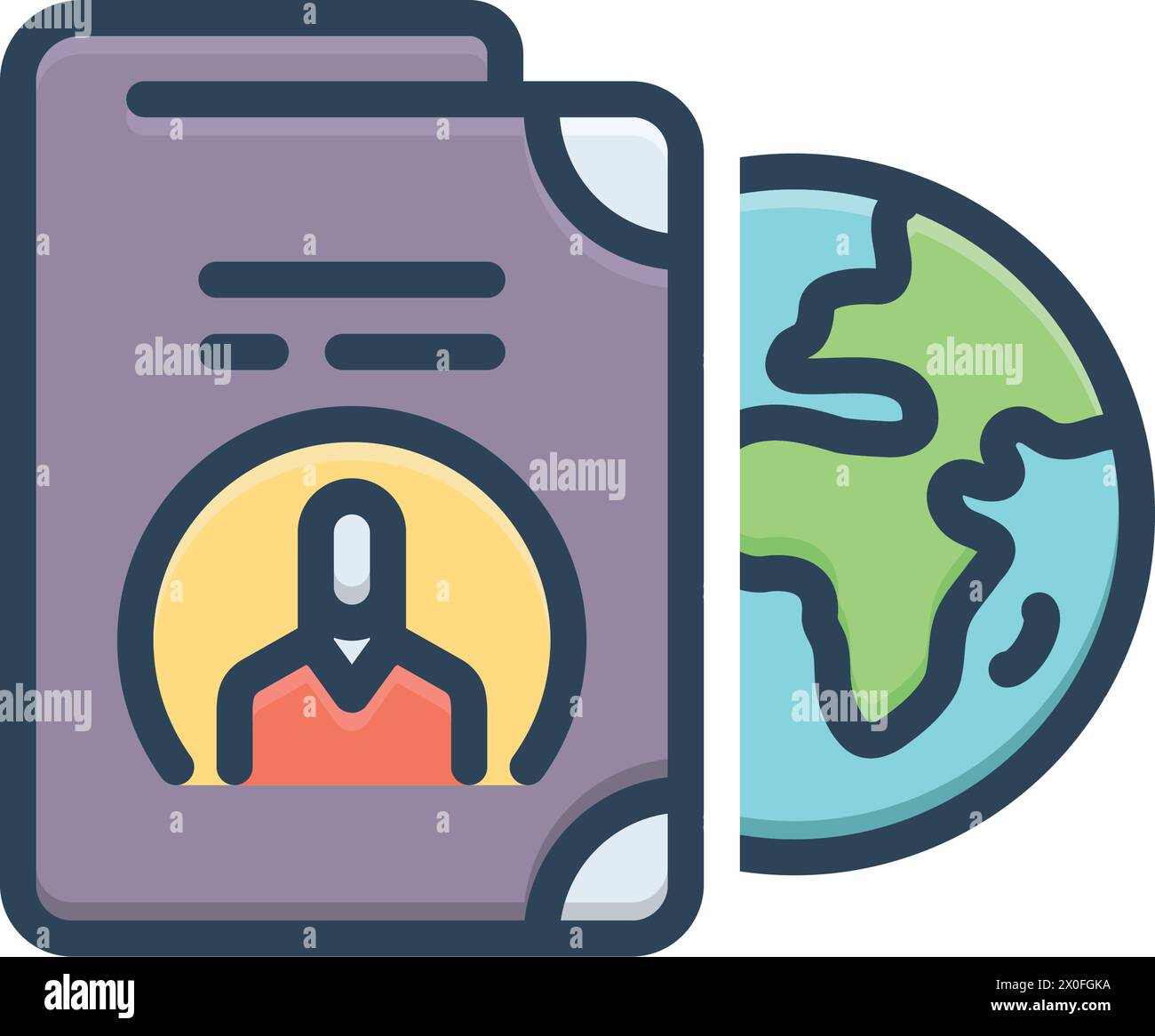 Icon for immigration, migration Stock Vector Image & Art - Alamy