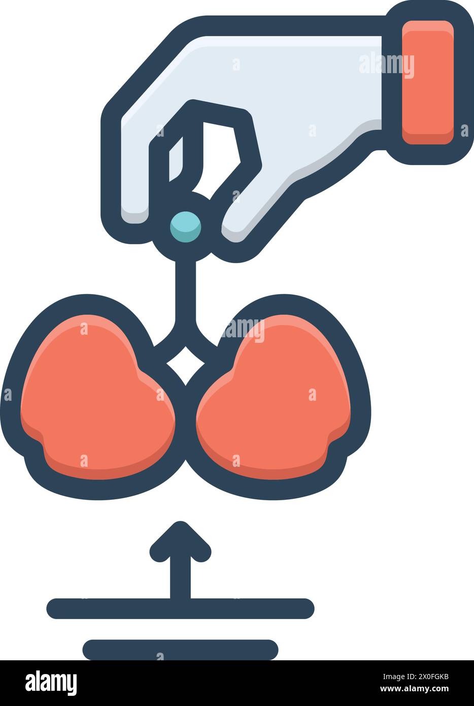 Hand picking up vector hi-res stock photography and images - Alamy