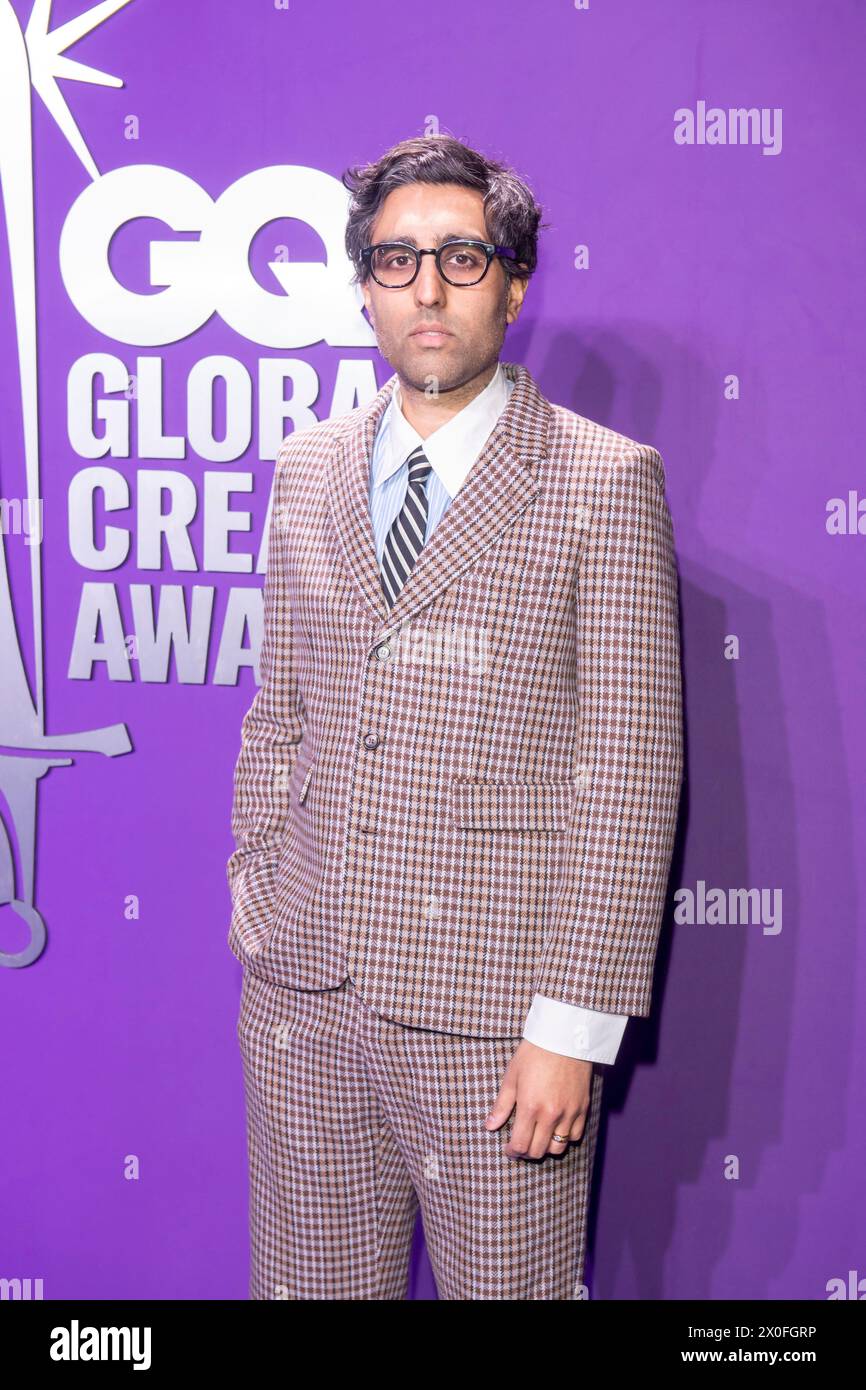 NEW YORK, NEW YORK - APRIL 11: Aaron Singh Aujla attends the 2024 GQ Creativity Awards at WSA on ...