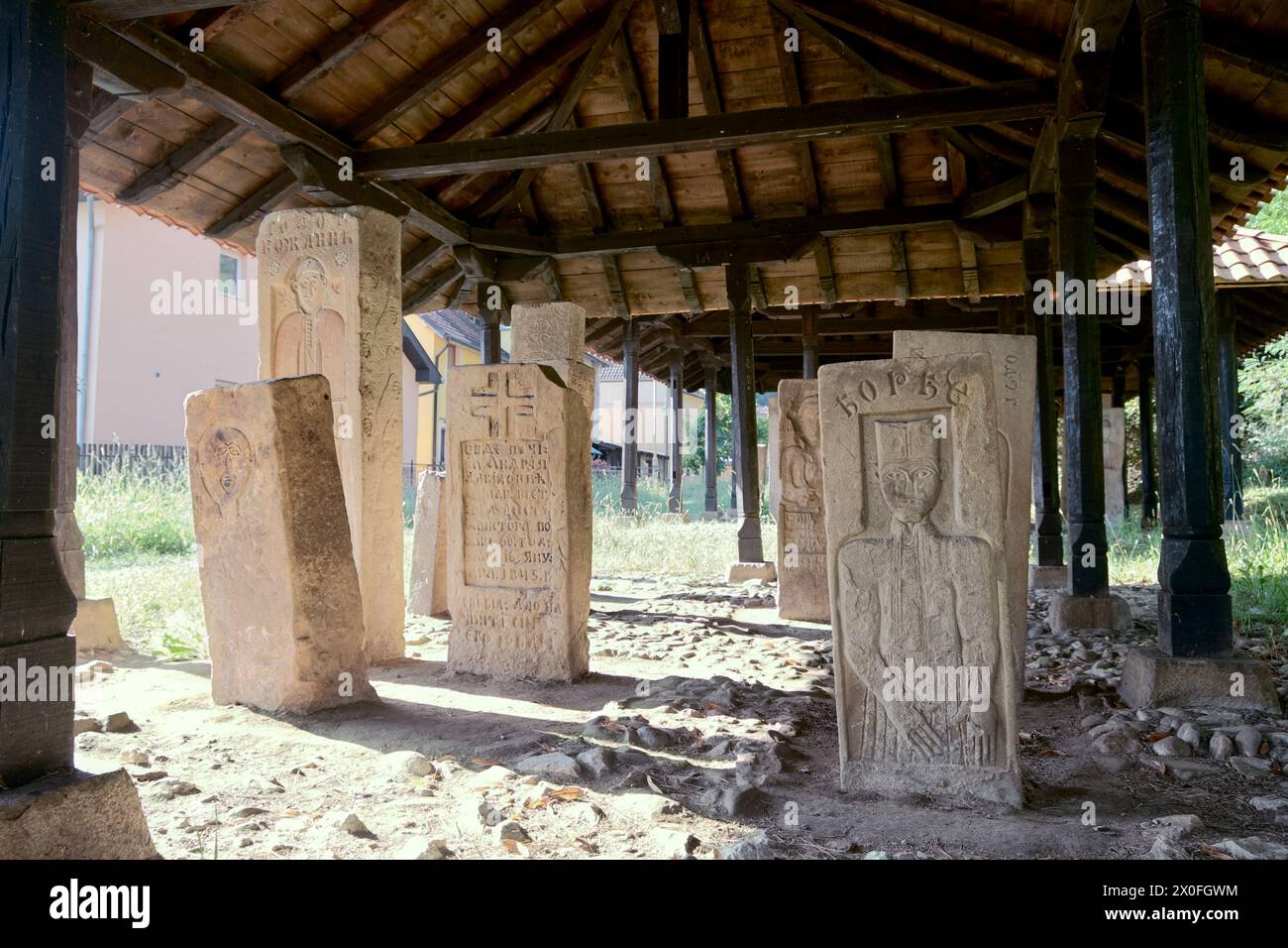 "Lapidarium" is a open-air museum of tombstones and roadside stone ...