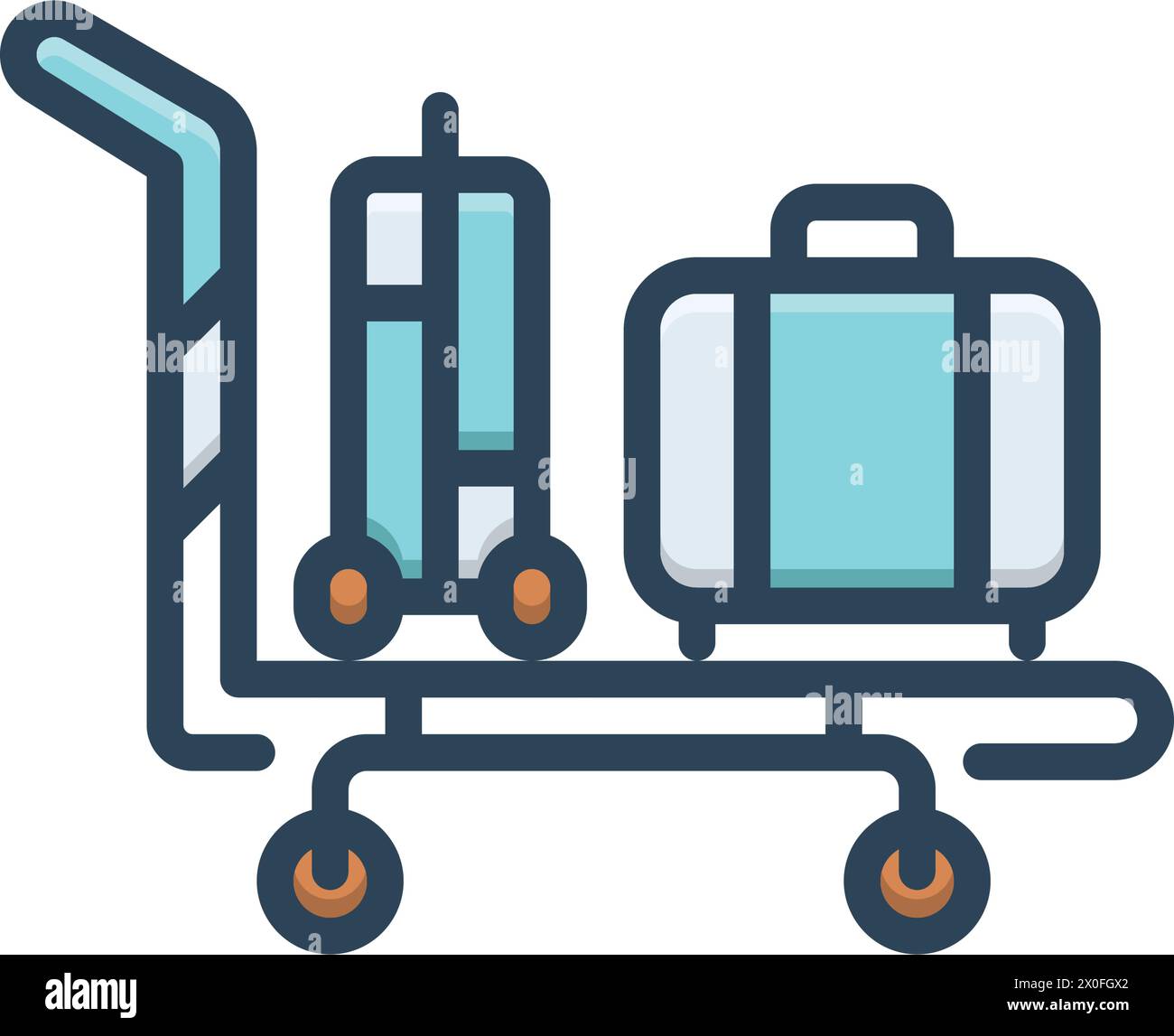 Icon for trolly, luggage Stock Vector Image & Art - Alamy