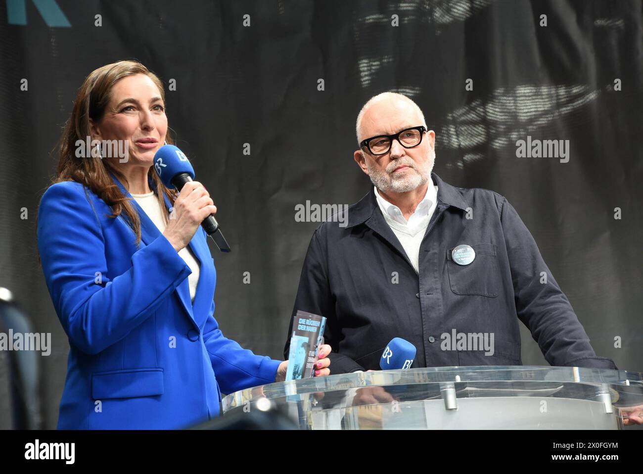 Andrea Lauterbach BR Moderatorin Andreas Boente BB Moderator Muenchen ...