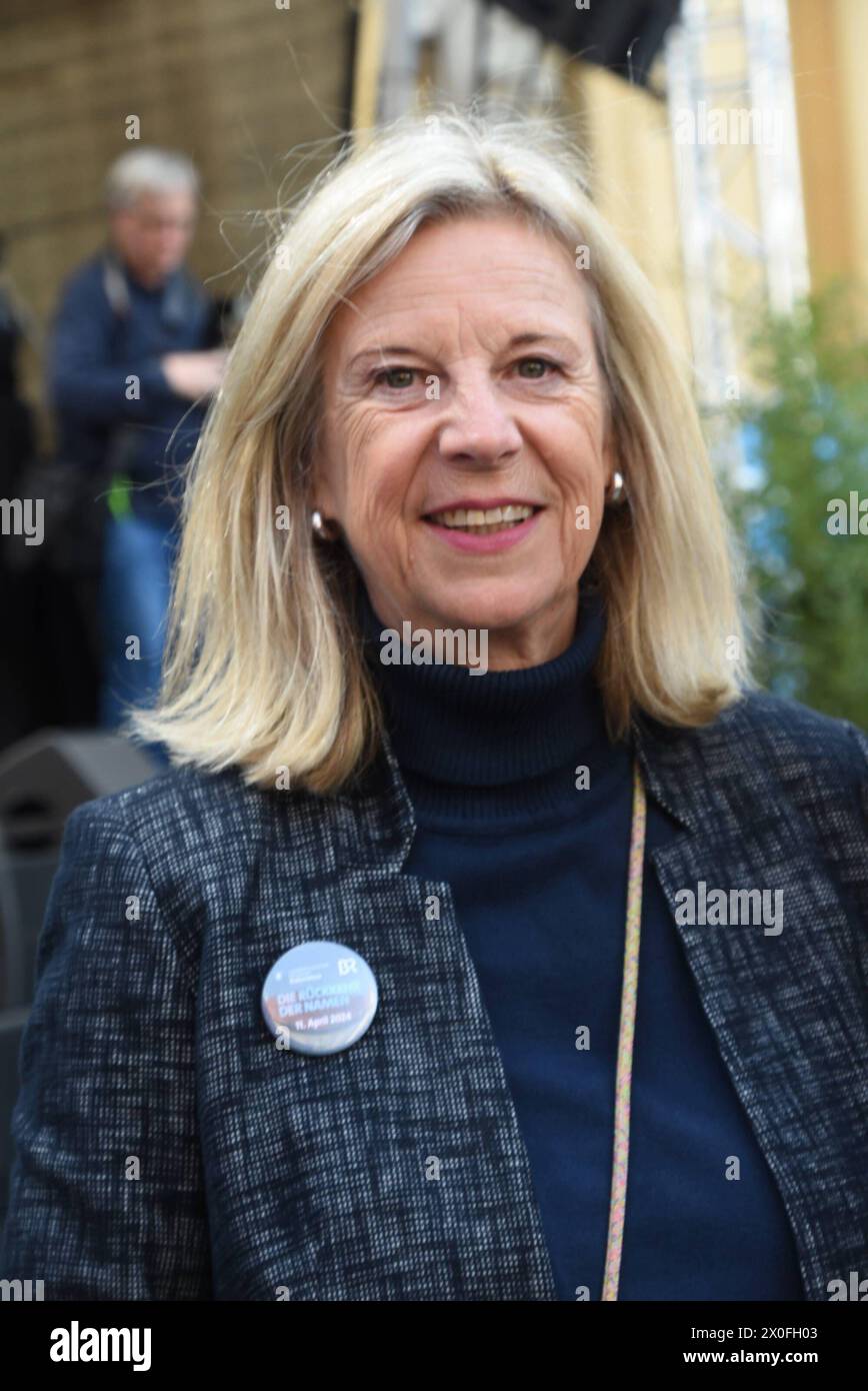 Katja Wildermuth BR Intendantin Muenchen 11.04.2024 Odeonsplatz ...