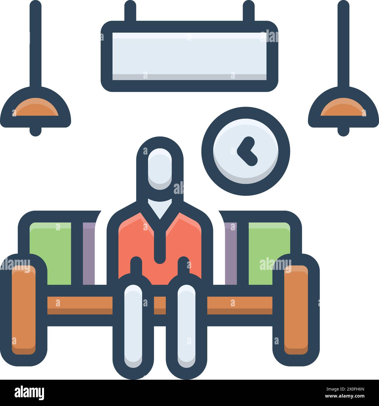 Icon for waiting area, waiting Stock Vector Image & Art - Alamy