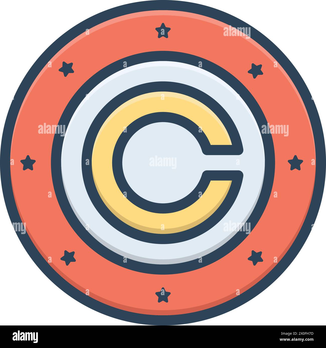 Icon for copyright, label Stock Vector Image & Art - Alamy