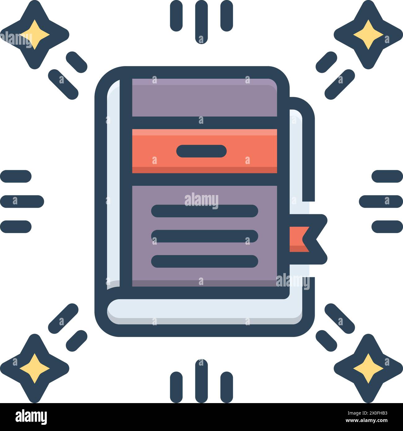 Icon for dictionary, lexicon Stock Vector Image & Art - Alamy