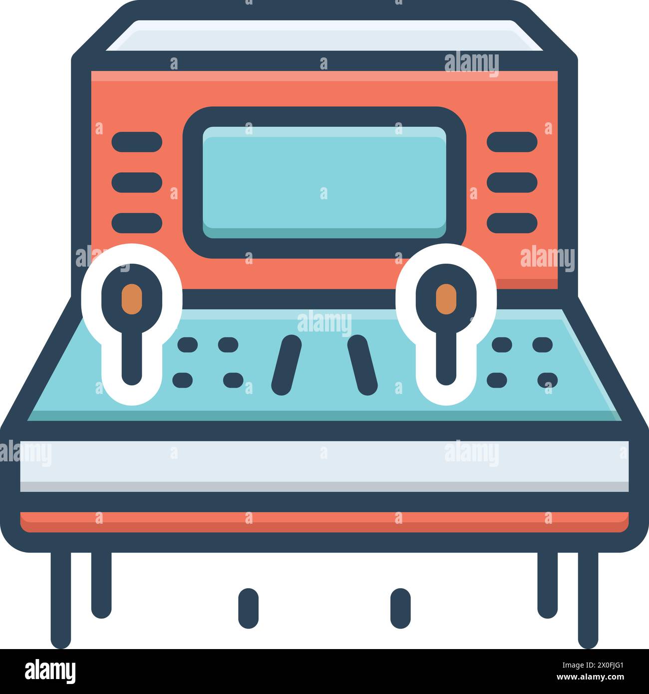 Arcade game machine Cut Out Stock Images & Pictures - Alamy