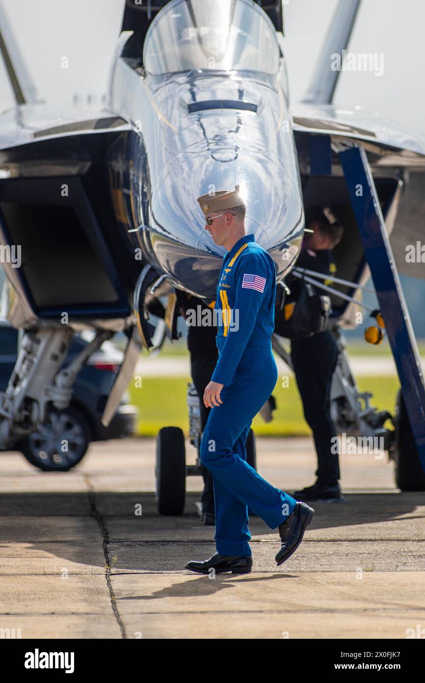 U.S. 07th Apr, 2024. Navy Flight Demonstration Squadron Blue Angels ...