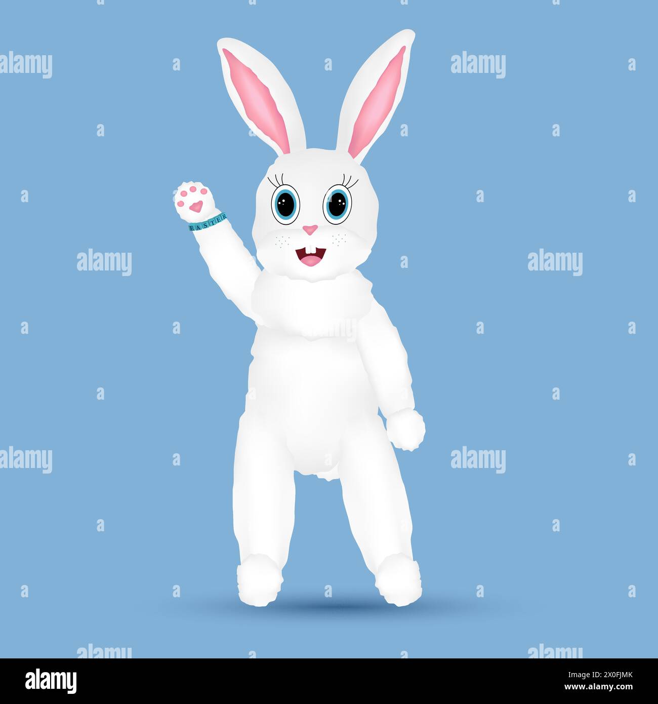 Waving its paw Stock Vector Images - Alamy