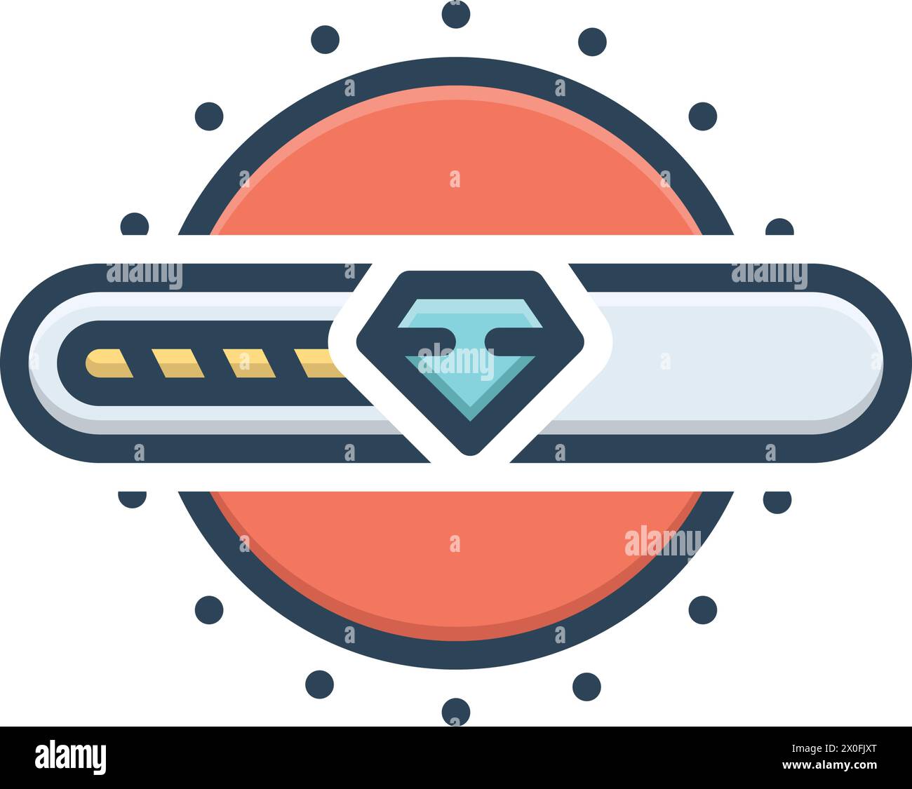 Icon for points and life bar, life bar Stock Vector Image & Art - Alamy