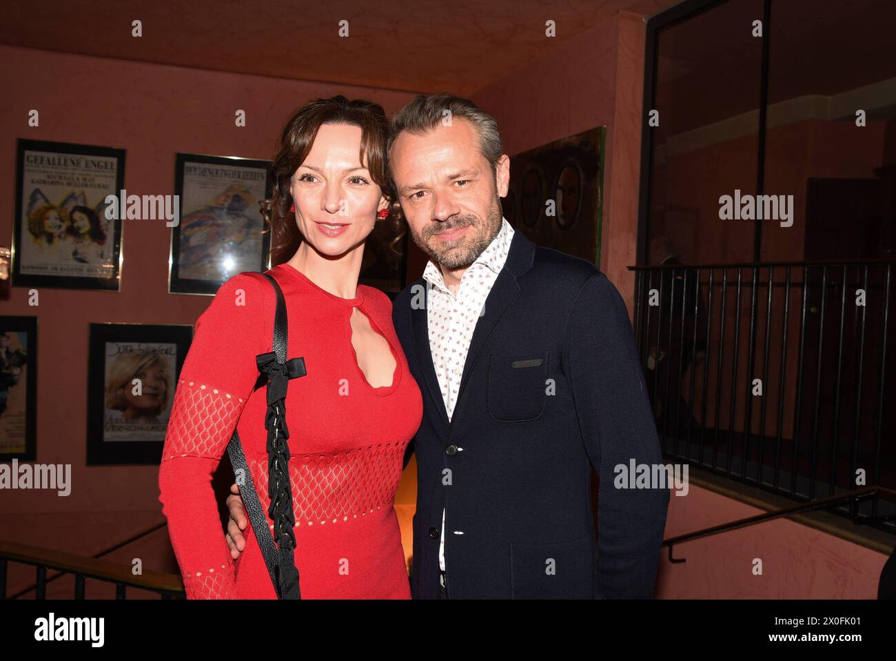 Viola Wedekind Schauspielerin Sven Wassner Schauspieler Muenchen 11.04.2024 Theater Kleine ...