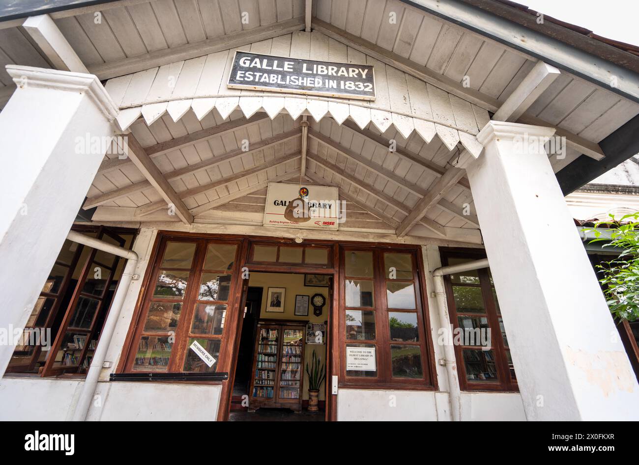 Galle, Sri Lanka - January 29, 2024: The iconic Galle Library ...