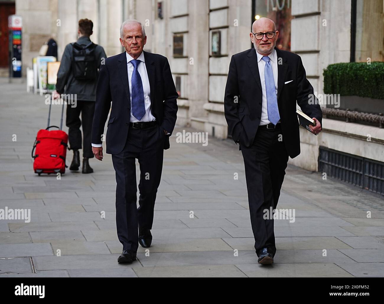 Alan Cook, (left) former independent non-executive director and ...
