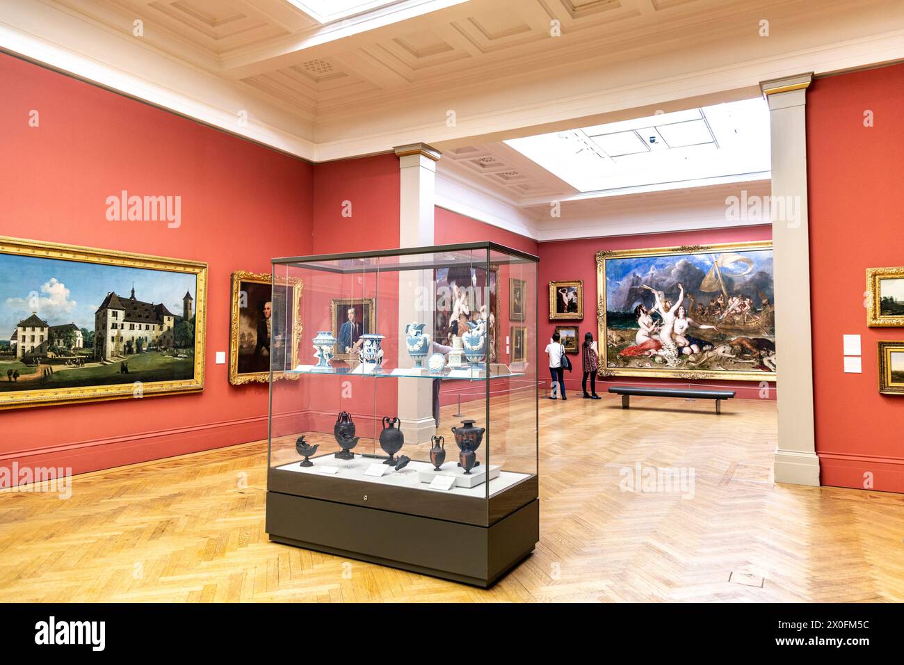 Exhibition at the Manchester Art Gallery, Manchester, UK Stock Photo ...