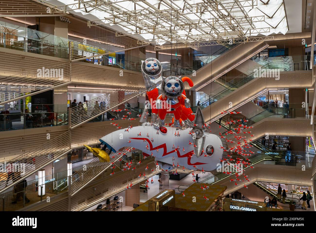 Tokyo - Kenji Yanobe installation at Ginza 6 Stock Photo - Alamy