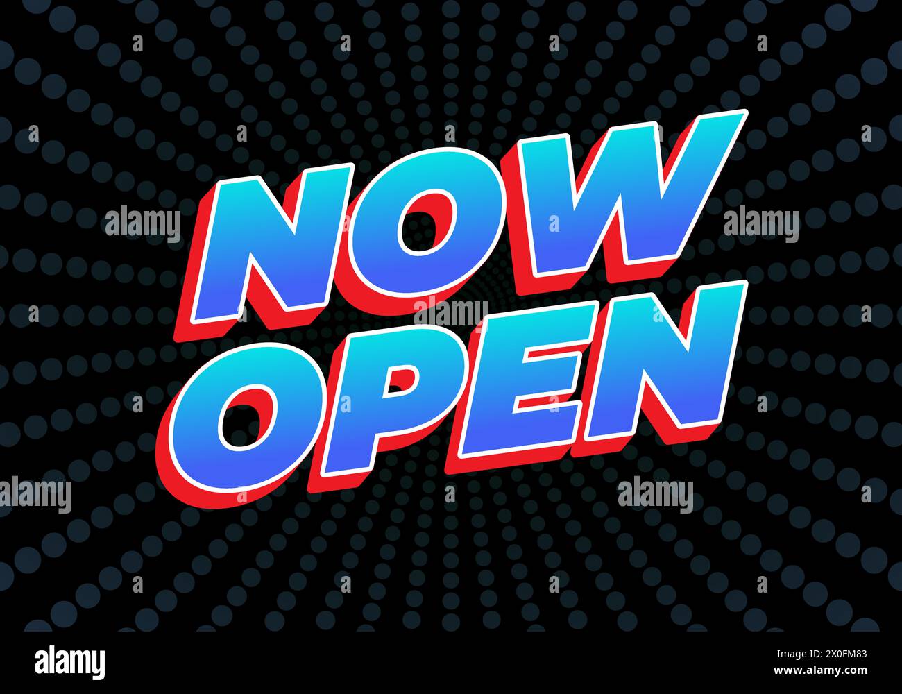 Now open in ribbon Stock Vector Images - Alamy