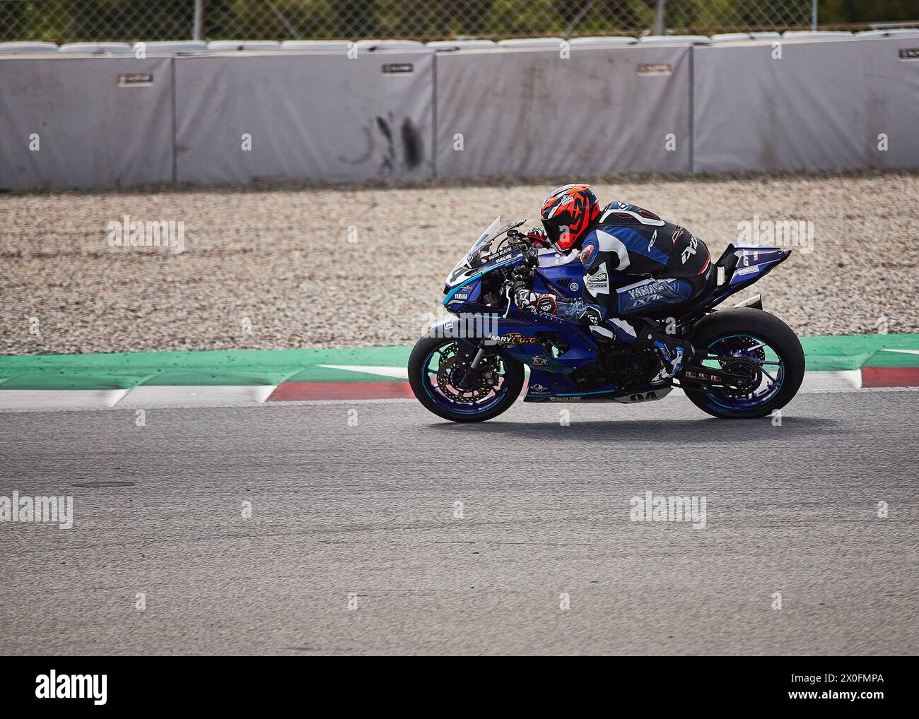 Barcelona, Spain; June 26th 2022: ESBK-Superbikes championship Stock ...