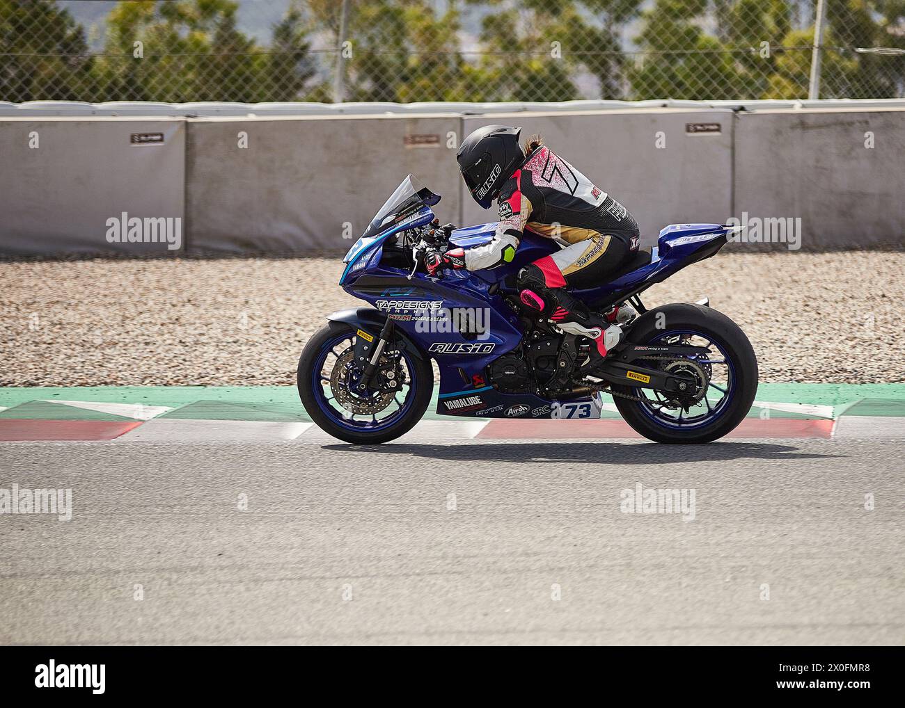 Barcelona, Spain; June 26th 2022: ESBK-Superbikes championship Stock ...