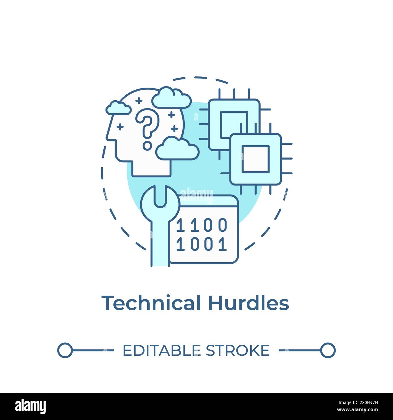Technical hurdles soft blue concept icon Stock Vector Image & Art - Alamy Technical hurdles soft blue concept icon Stock Vector Image & Art - Alamy