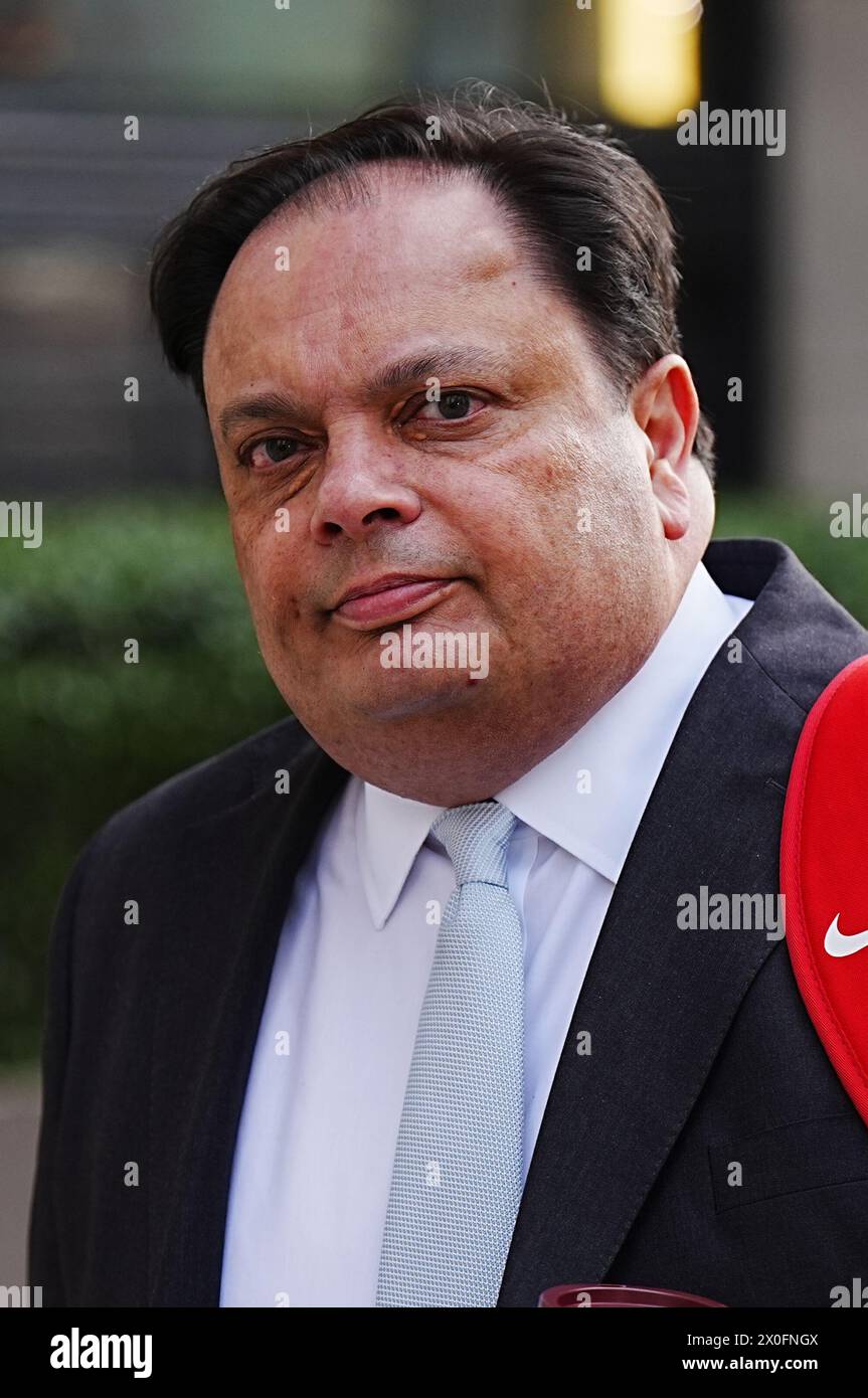 Counsel to the inquiry Jason Beer KC arrives at the Post Office Horizon ...