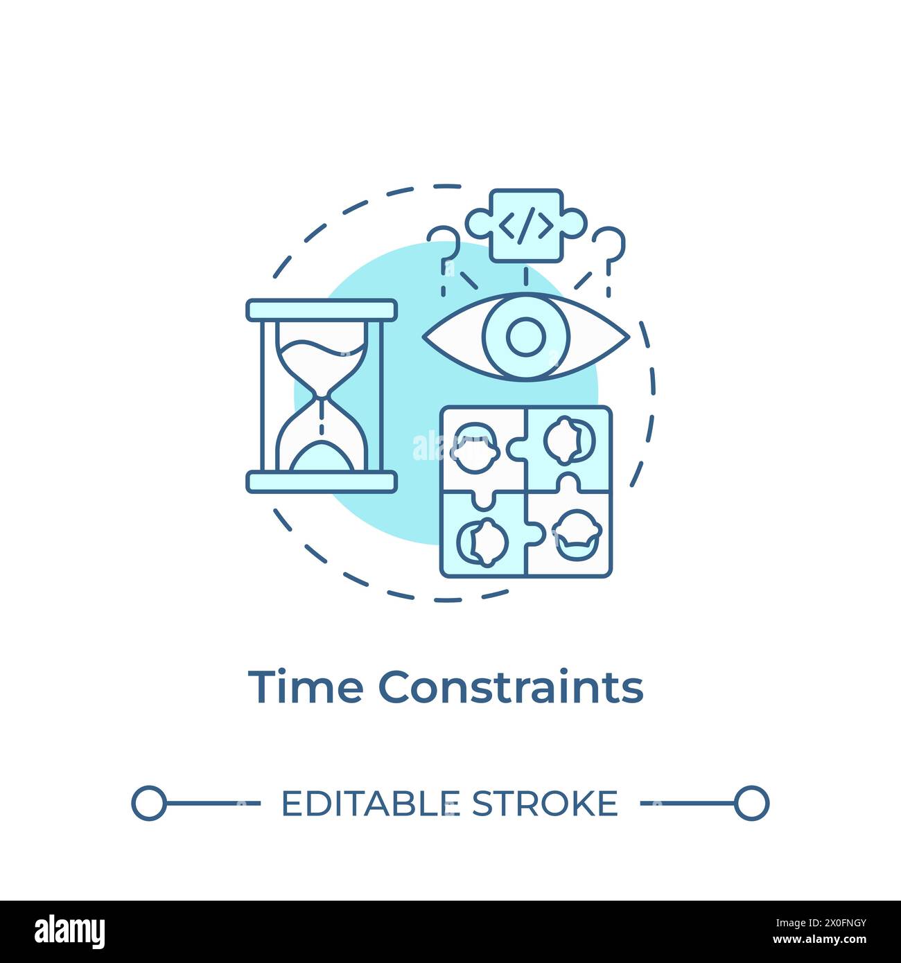 Time constraints soft blue concept icon Stock Vector Image & Art - Alamy Time constraints soft blue concept icon Stock Vector Image & Art - Alamy