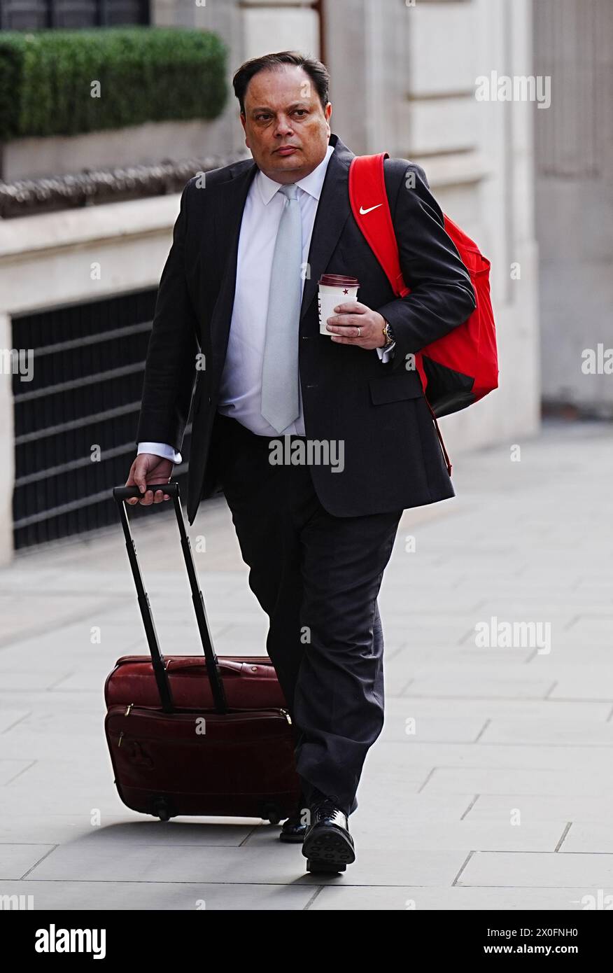 Counsel to the inquiry Jason Beer KC arrives at the Post Office Horizon ...