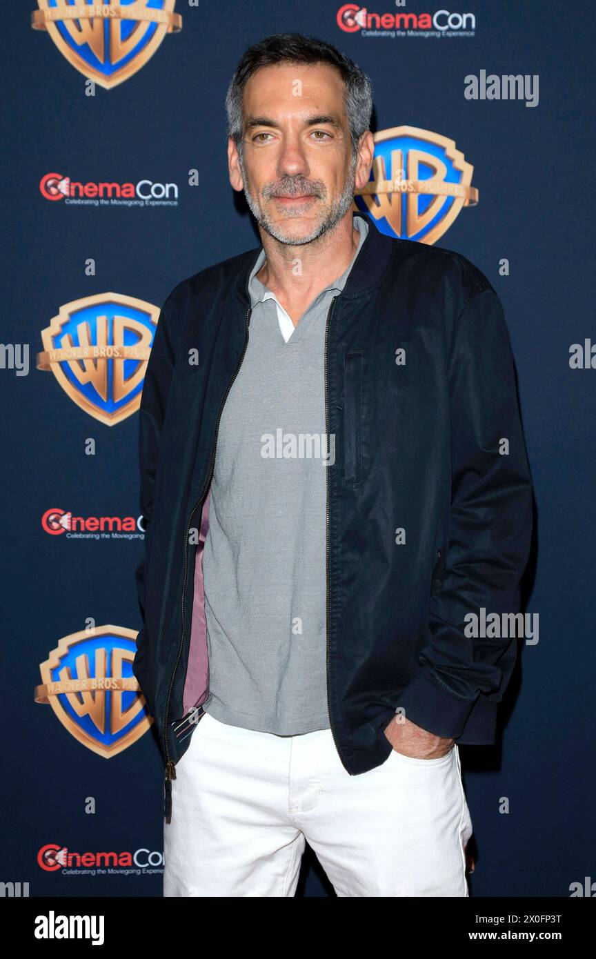 Todd Phillips bei der Warner Bros. Präsentation auf der CinemaCon 2024 im Colosseum im Caesars ...