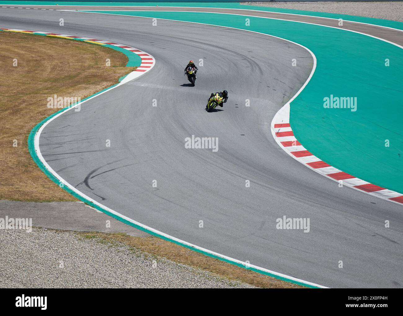 Barcelona, Spain; June 26th 2022: ESBK-Superbikes championship Stock ...