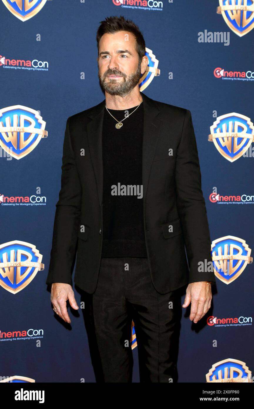 Justin Theroux bei der Warner Bros. Präsentation auf der CinemaCon 2024 ...
