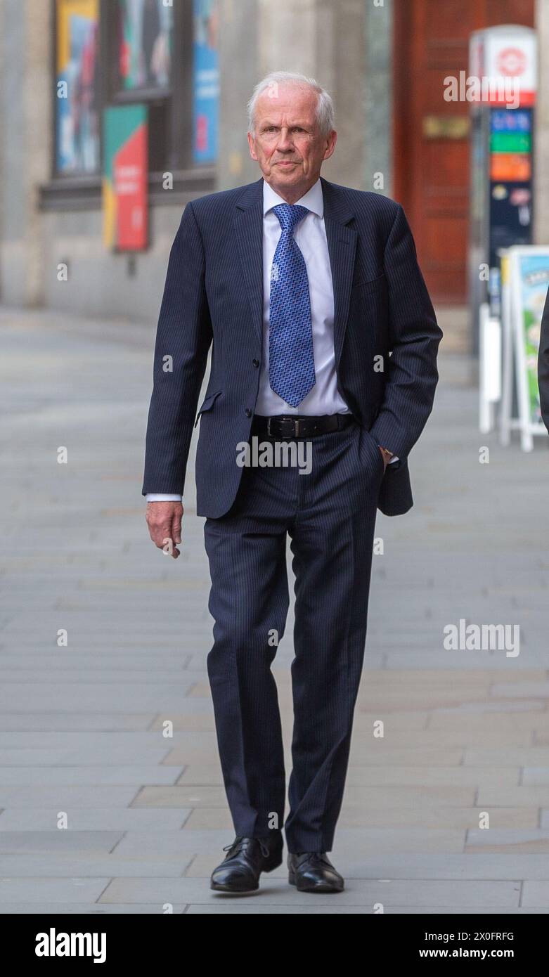 London, England, UK. 12th Apr, 2024. ALAN COOK, former Independent Non ...