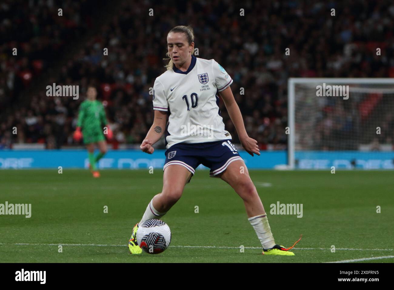 Grace Clinton England v Sweden UEFA Women's Euro football qualifier ...