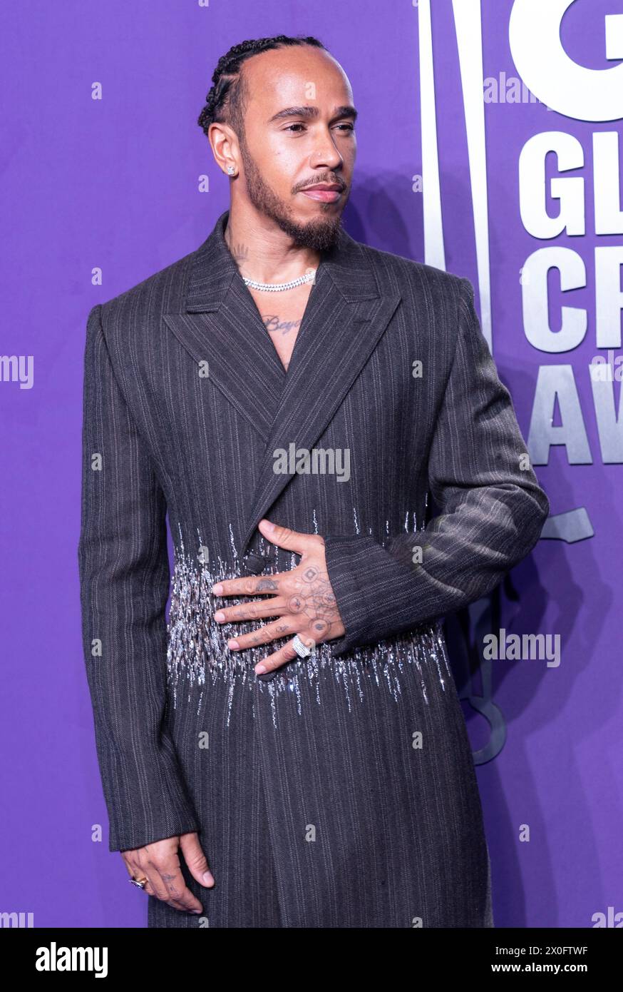 Lewis Hamilton attends Second Annual GQ Global Creativity Awards at WSA ...