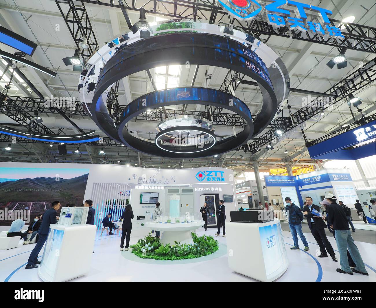 BEIJING, CHINA - APRIL 12, 2024 - Visitors visit the "12th Energy ...