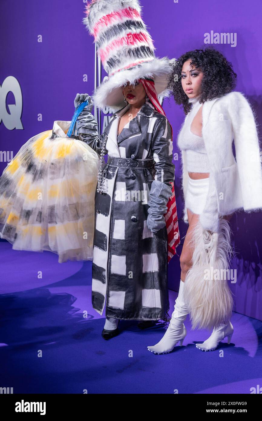 Erykah Badu and Puma Sabti Curry attend Second Annual GQ Global ...